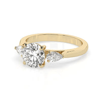 Primrose | Diamond Trilogy Engagement Ring | Hatton Garden | London – Holts Gems