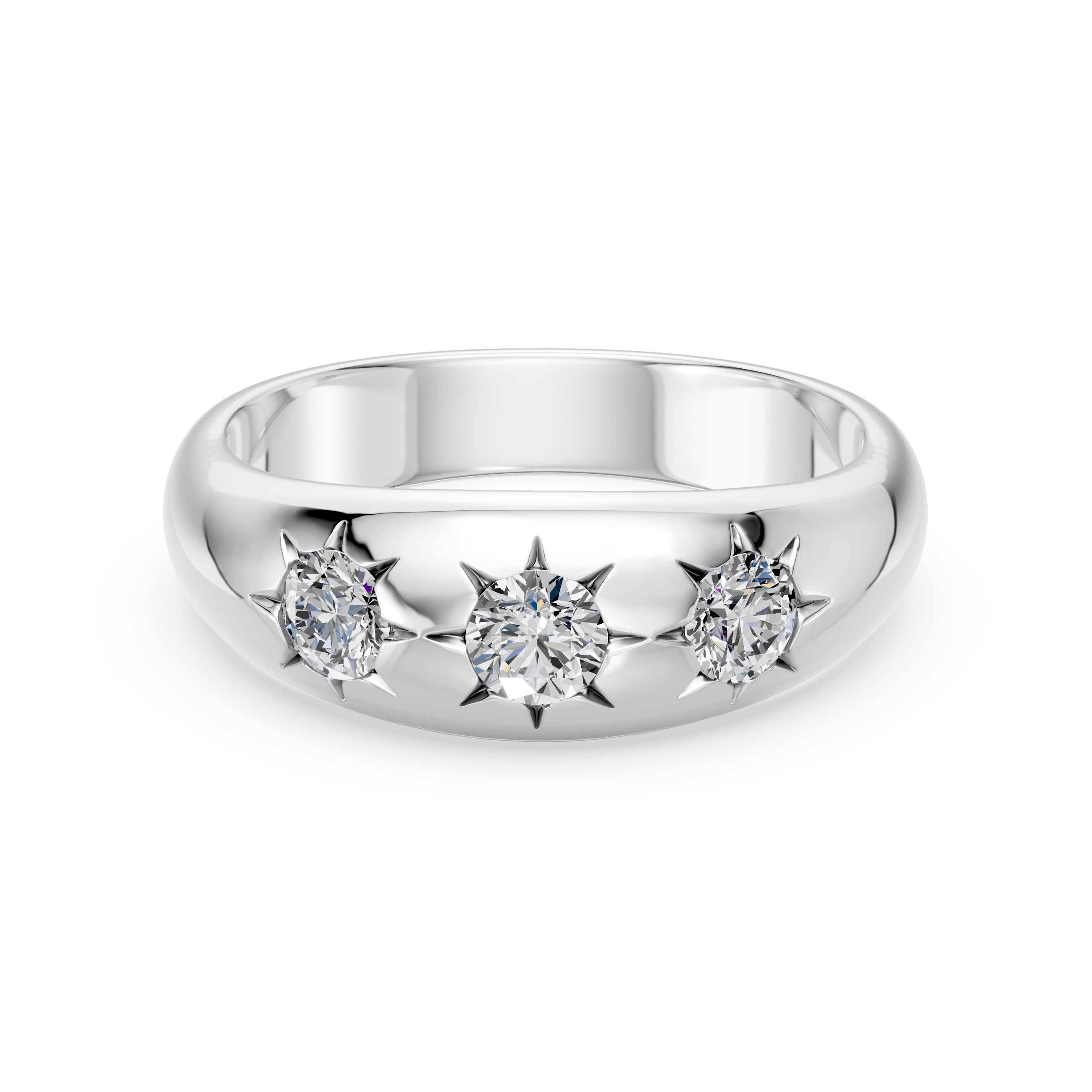 Seren Ring | Star set ring | Holts Gems